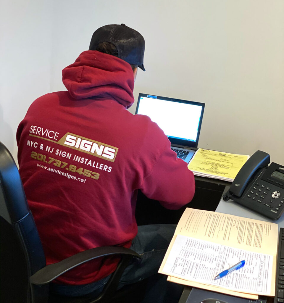 PERMITS PROCESSING – Service Signs